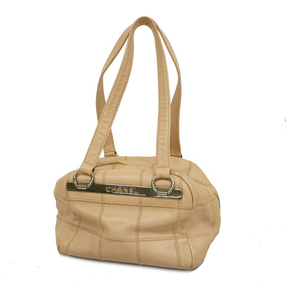 CHANEL | Bags | Chanelauth Chocolate Bar Womens Caviar Leather Shoulder ...